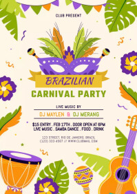 RIO CARNIVAL PARTY Template | PosterMyWall
