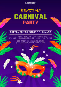 RIO CARNIVAL PARTY Template | PosterMyWall