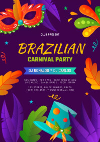 RIO CARNIVAL PARTY Template | PosterMyWall