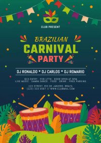 RIO CARNIVAL PARTY Template | PosterMyWall