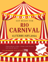 rio carnival flyer Template | PosterMyWall