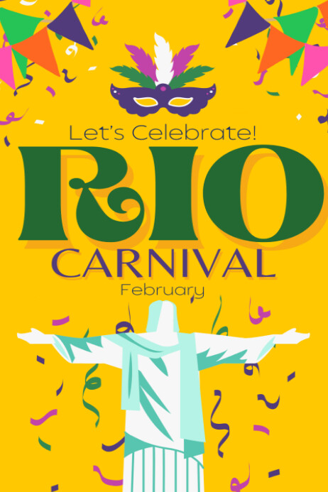 rio carnival poster Template | PosterMyWall