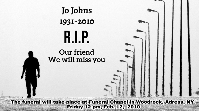 RIP Funeral Post Template | PosterMyWall