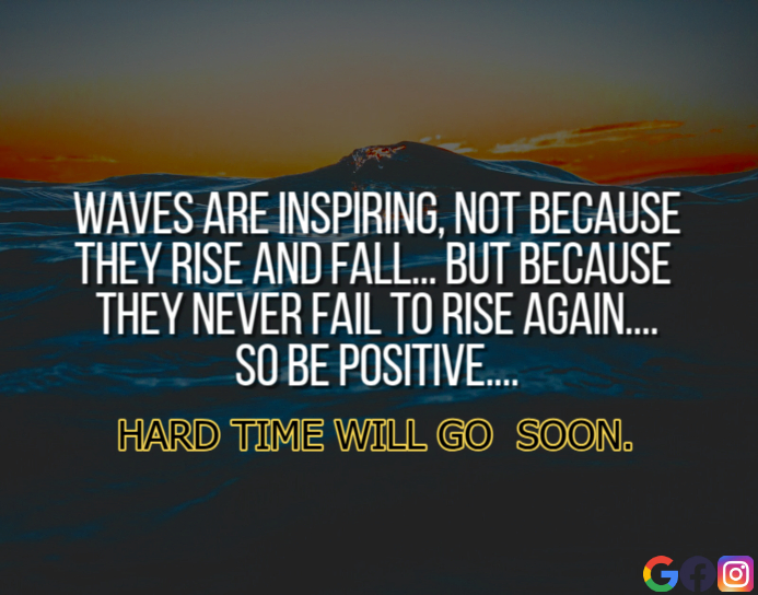 RISE AND FALL QUOTE TEMPLATE | PosterMyWall