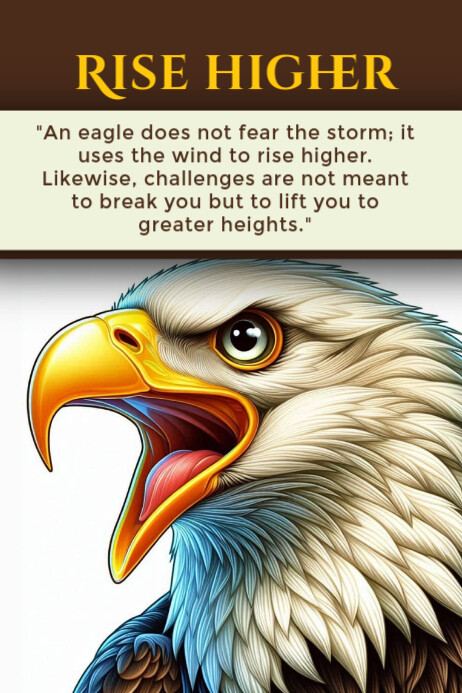 Copy of RISE HIGHER | PosterMyWall