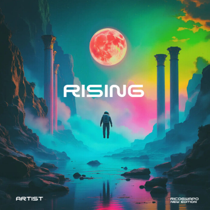 Modèle Rising Album Cover Artwork | PosterMyWall
