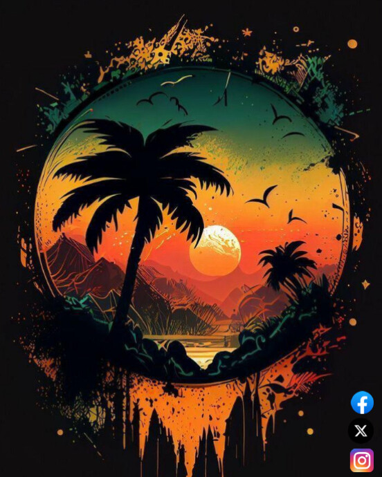 Rising Sun Template | PosterMyWall