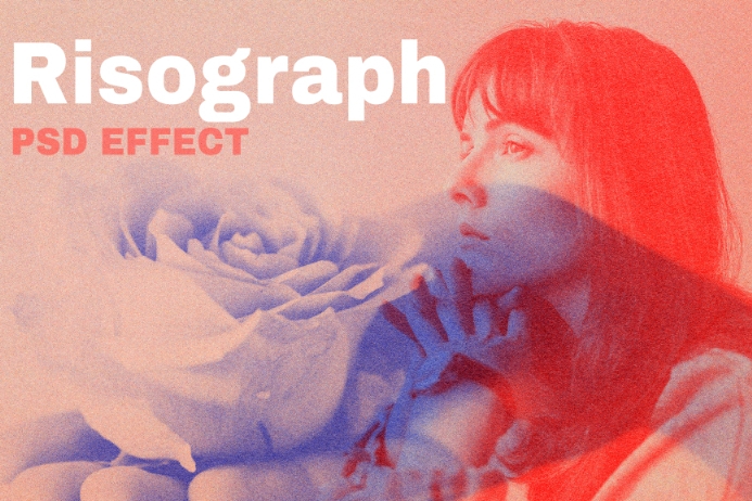 Risograph PSD effect add-on remixed media Template | PosterMyWall