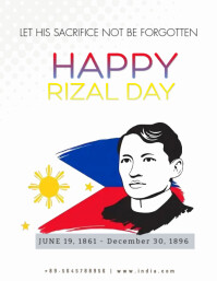 RIZAL - 04 Template | PosterMyWall