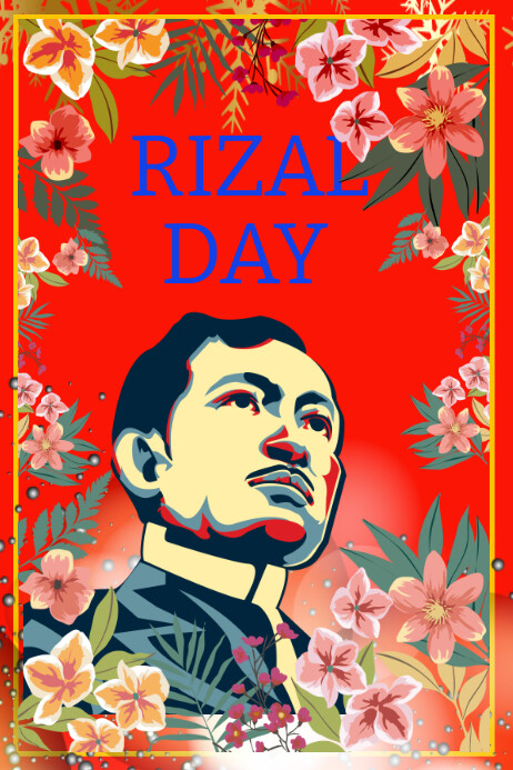 rizal day flyer template | PosterMyWall