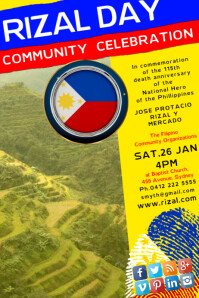 Jose Rizal Day Poster Design Template | PosterMyWall