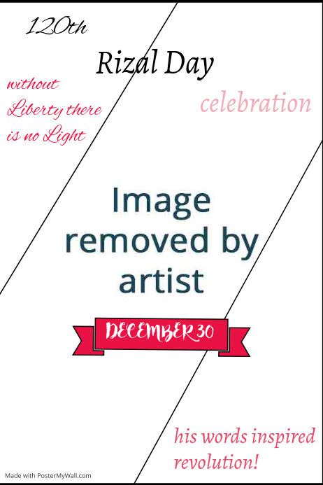 rizal poster Template | PosterMyWall