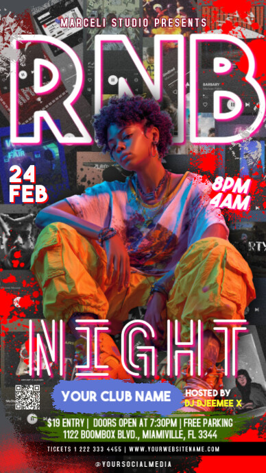 Copy of Rnb Flyer A4 | PosterMyWall