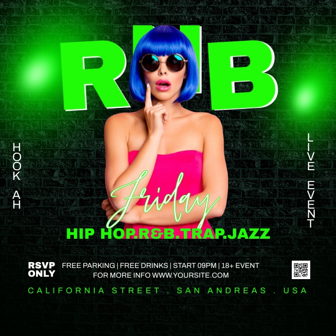 Copy of Rnb Friday Party | PosterMyWall