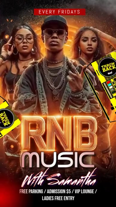 Plantilla de RNB Music Festival | PosterMyWall