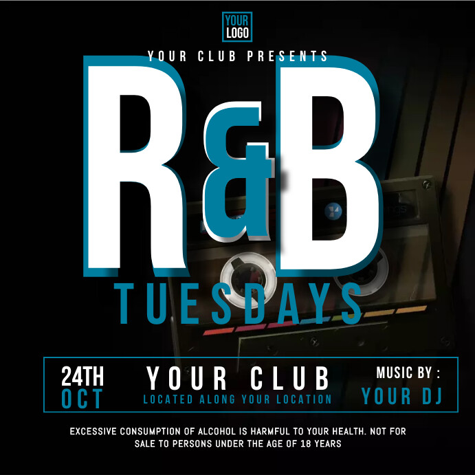 RnB Poster Template | PosterMyWall