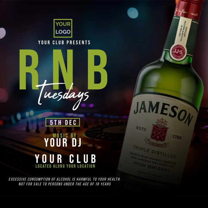 RnB Poster Template | PosterMyWall