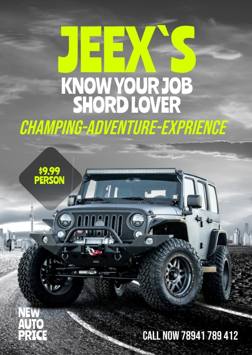 Road Adventure Flyer Template | PosterMyWall