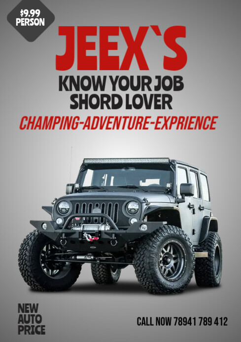 Road Adventure Flyer Template | PosterMyWall