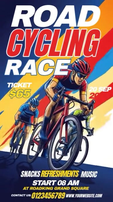 Copy of Road Cycling Ad Instagram Story | PosterMyWall
