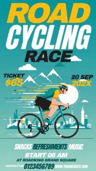 Road Cycling Race Template | PosterMyWall
