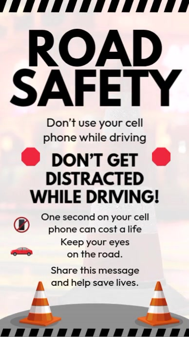 Road Safety Template | PosterMyWall