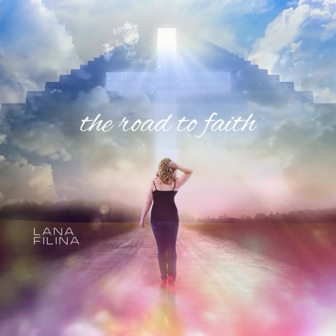 Road to Faith Religion Cross God Album Cover Clouds Template | PosterMyWall