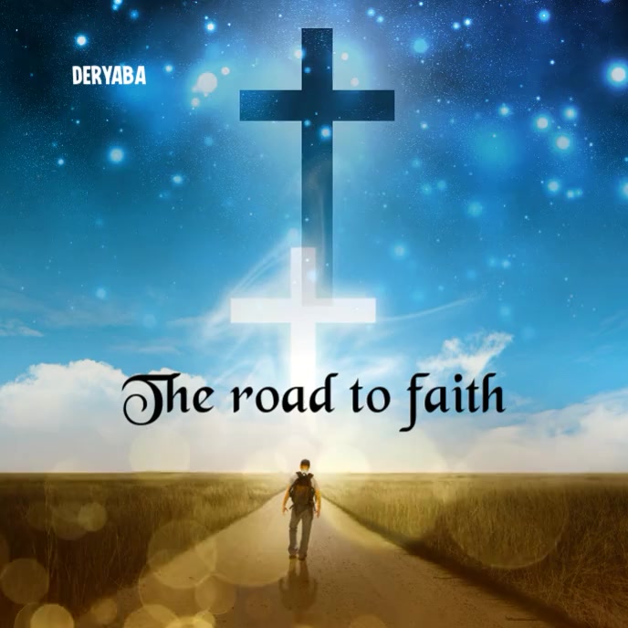 Road to Faith Religion Cross Inspiration Album Cover Template ...