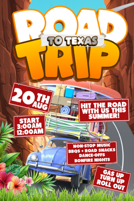 Road Trip Template | PosterMyWall