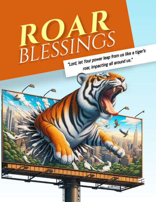 Roar blessings Template | PosterMyWall