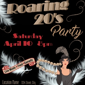Roaring 20's Template | PosterMyWall
