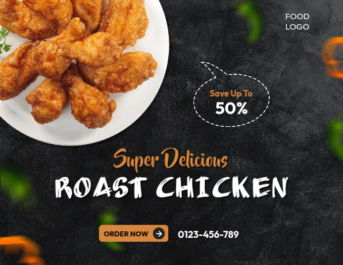 Roast Chicken Ads Template | PosterMyWall