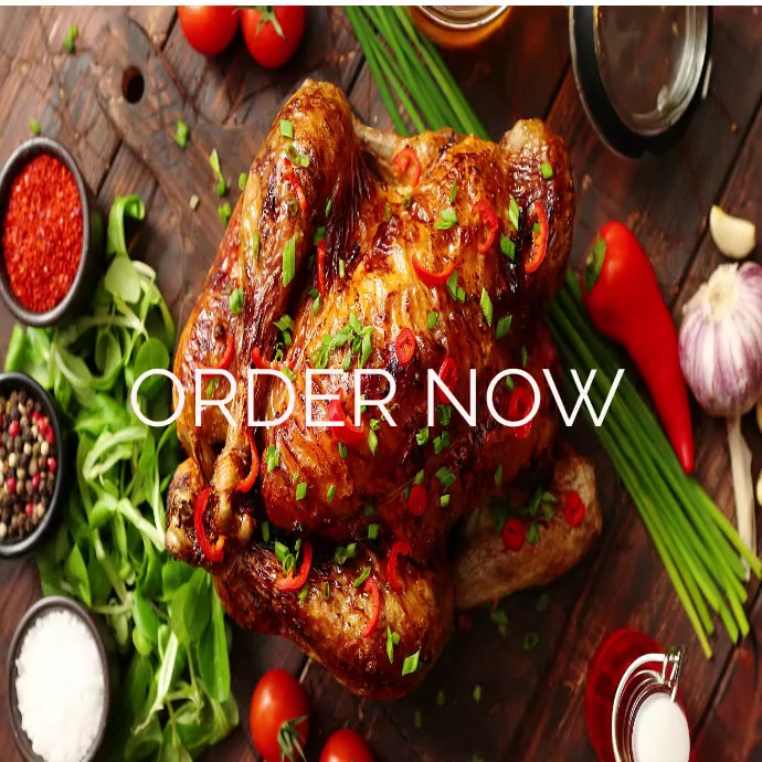 Roast Chicken Template | PosterMyWall