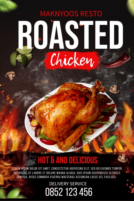 Copy of Roasted Chicken Best Offer | PosterMyWall