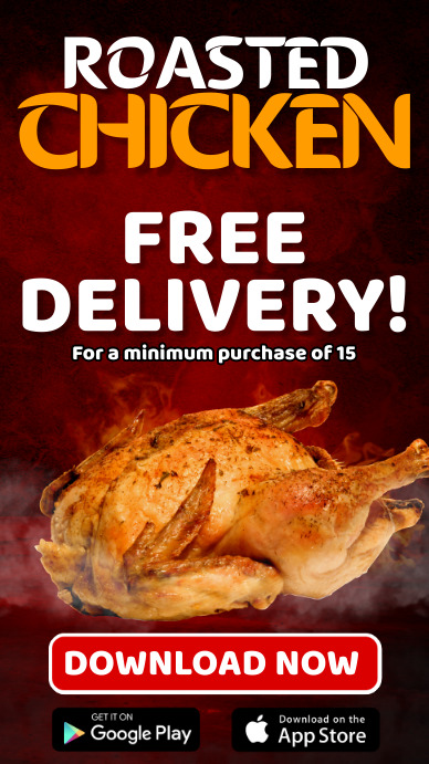 Roasted Chicken - Food Instagram Story Template | PosterMyWall