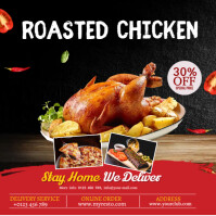 Roasted Chicken Menu Template | PosterMyWall