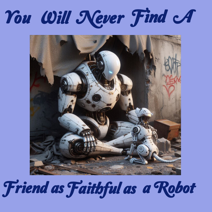 Robot Template | PosterMyWall