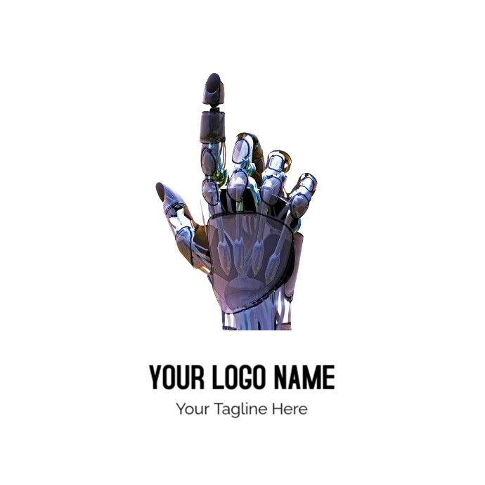 Robot Hands Logo Template | PosterMyWall