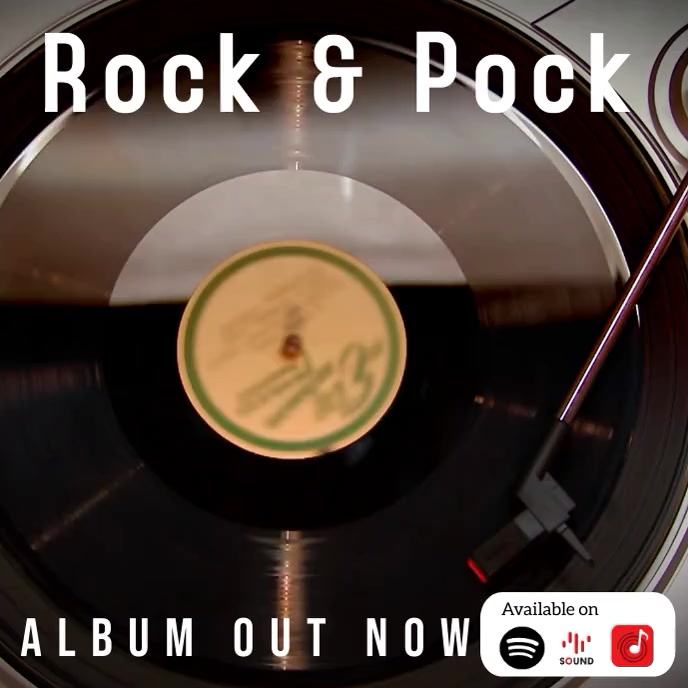 Rock Album Art Template | PosterMyWall