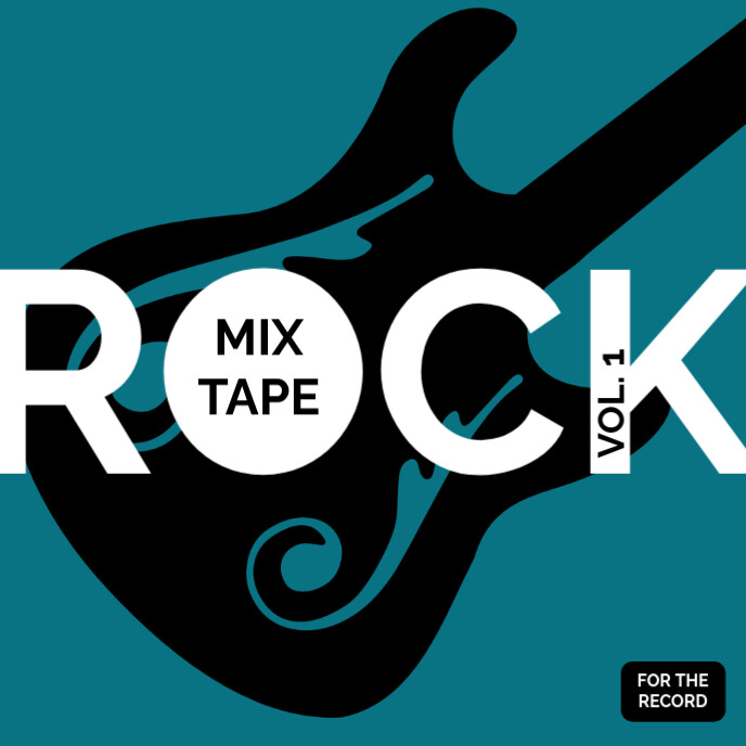 Copy of Rock album cover minimalist design free | PosterMyWall