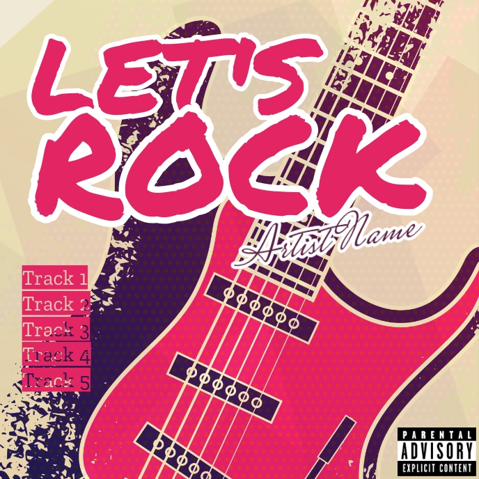 rock album cover template | PosterMyWall