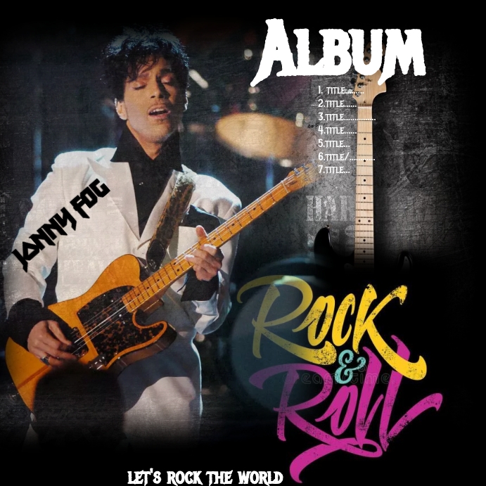 Plantilla de álbum de Rock | PosterMyWall