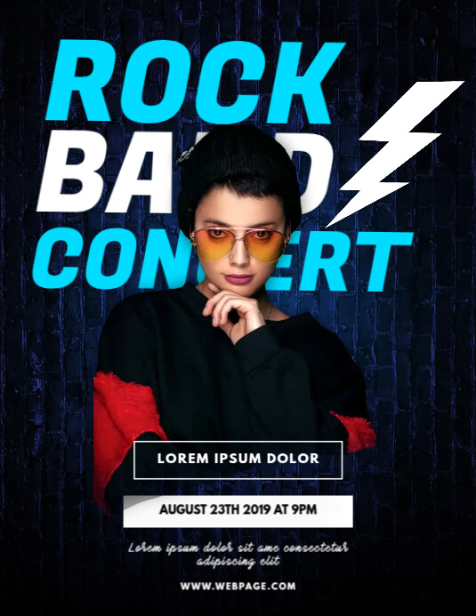 rock band concert Template | PosterMyWall