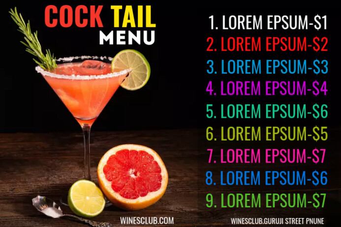 Rock Band Concert Tour Schedule Flyer Template | PosterMyWall