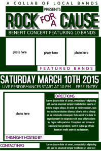 Band performance poster Template | PosterMyWall