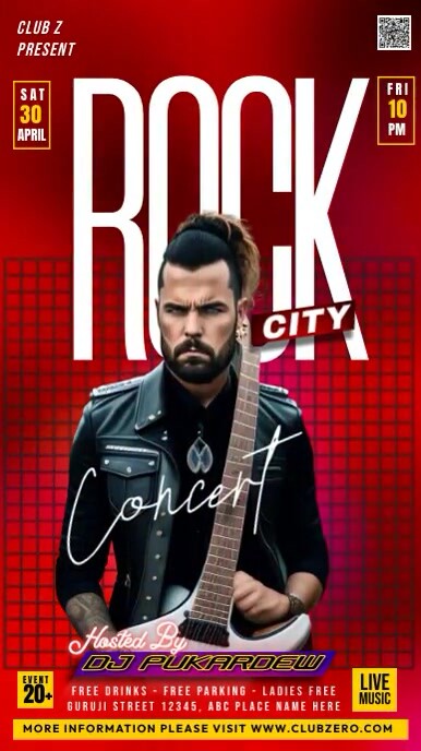 Copy of rock city concert | PosterMyWall