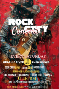 Rock city concert Template | PosterMyWall