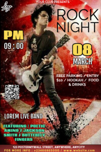 Rock Concert Template | PosterMyWall