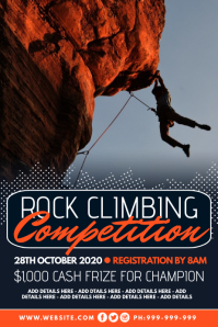 rock climbing Template | PosterMyWall