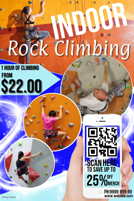 rock climbing Template | PosterMyWall